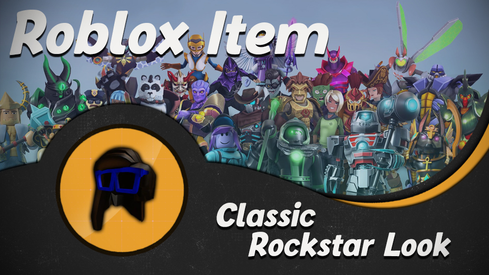 Roblox Virtual Item - Classic Rockstar Look (Code Sent Instantly - Ing...