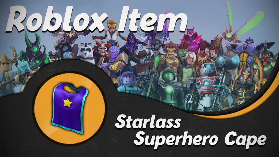 Roblox Virtual Item - Starlass Superhero Cape (Code Sent Instantly ...