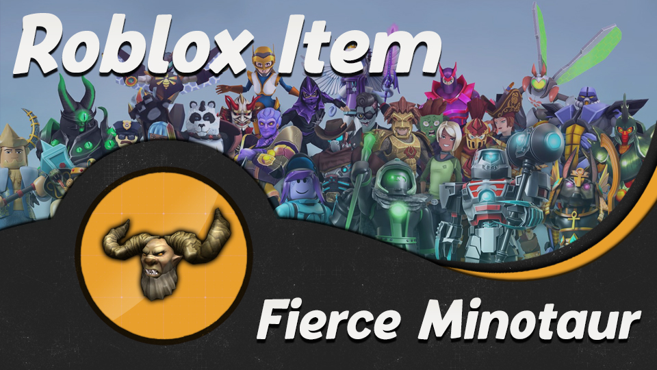 Roblox Virtual Item - Fierce Minotaur (Code Sent Instantly) - In-Game Items
