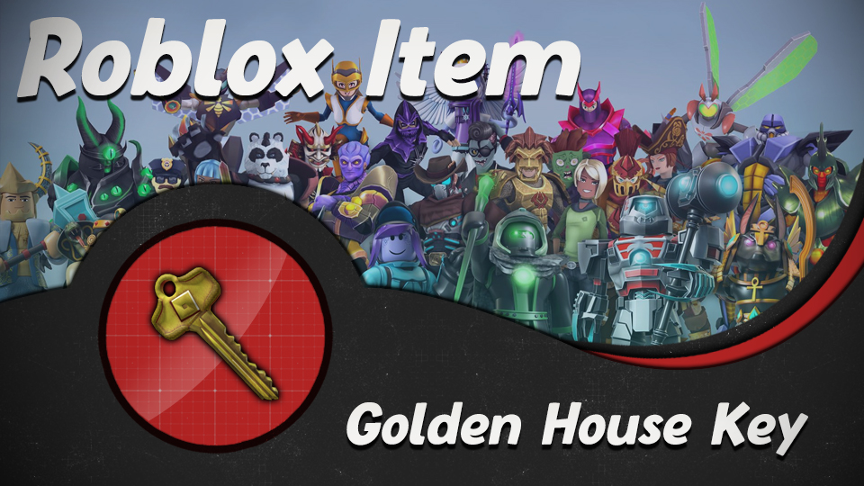 Roblox Virtual Item - Golden House Key (Code Sent Instantly) - Ingame Items