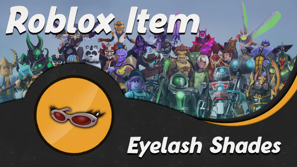 Roblox Virtual Item - Eyelash Shades (Code Sent Instantly) - InGame Items