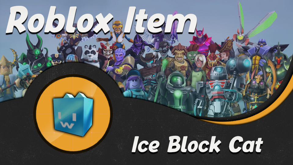 Roblox Virtual Item - Ice Block Cat (Code Sent Instantly) - Ingame Ite...