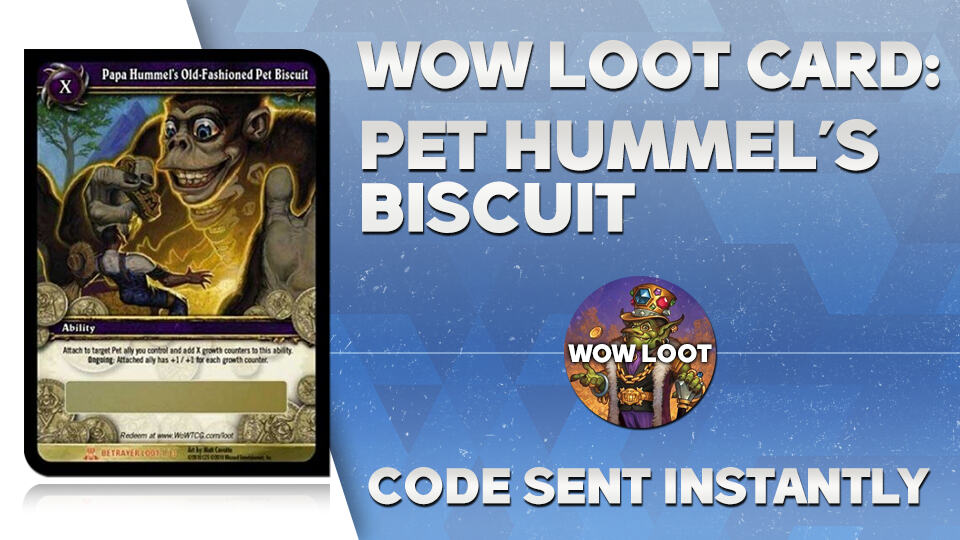 WoW: Pet Hummel's Old-Fashioned Biscuit - Digital Code [Instant] - Ing...