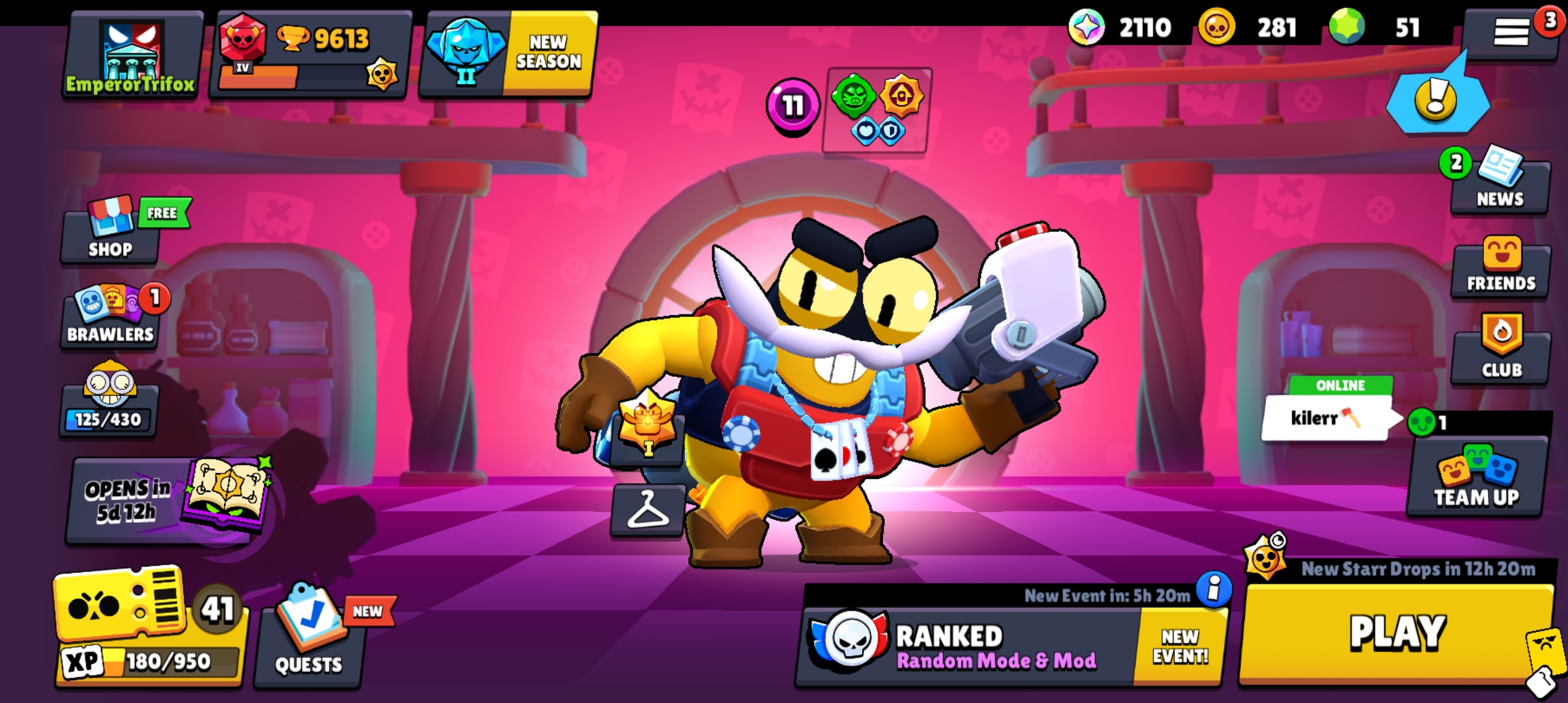 SELLING A HIGH BRAWL STARS ACCOUNT,1 full maxed brawlers and Leon - Ga...